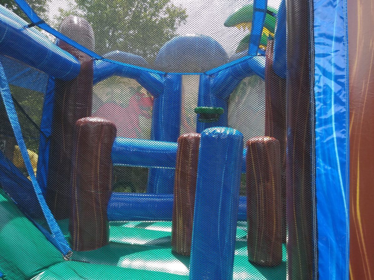 Dino World 5-in-1 Wet/Dry Combo – Leap'n Lizards Bounce Houses