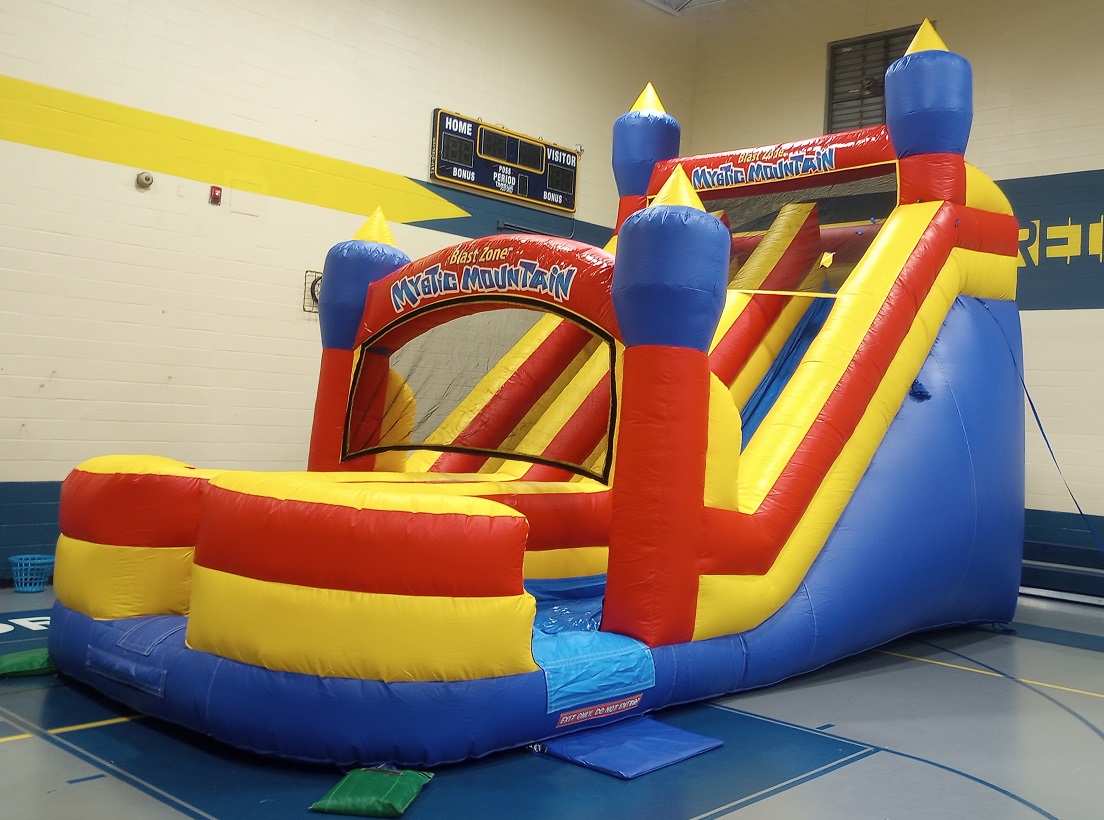 Mystic Mountain 18 Foot Dual Lane Dry Slide – Leap'n Lizards Bounce Houses