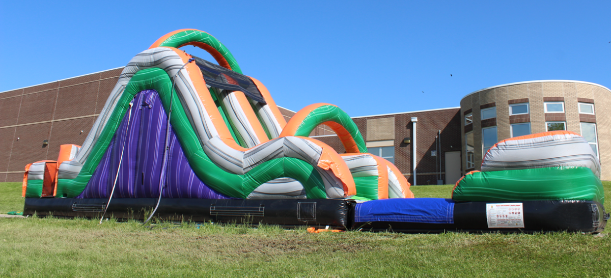 Radical Run Rock Climb and Wet/Dry Slide – Leap'n Lizards Bounce Houses